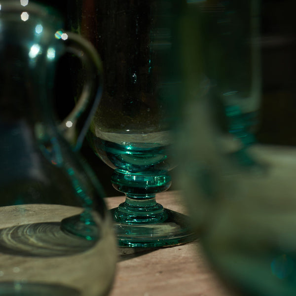 Buy Handblown Glassware And Scalloped Bowl The Perfect Pair The